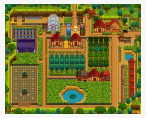 Delmona - Stardew Valley Standard Farm Layout - 1280x1040 PNG Download - PNGkit