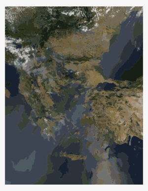 Satellite Imagery Aqua Republic Of Macedonia Greece - Balkan Peninsula ...