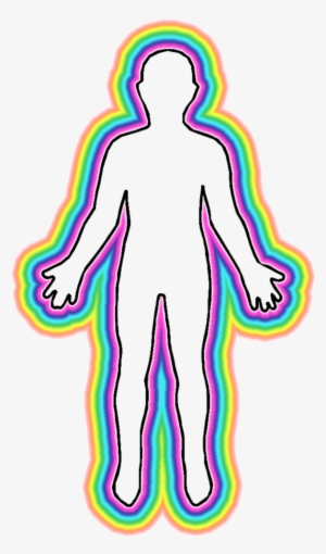 Outline Body Aura - Holistic Clipart - 600x1000 PNG Download - PNGkit