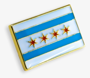 'chicago Flag' Pin - Chicago - 600x543 PNG Download - PNGkit