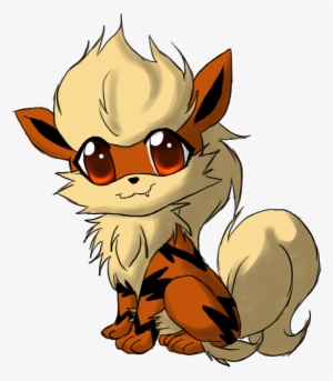 Growlithe Drawing Adorable - Chibi Growlithe Png - 576x792 PNG Download ...