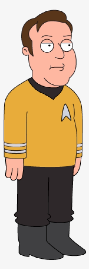 Pin By Daniel On Family Guy - Star Trek Family Guy Kirk Png - 280x440 ...