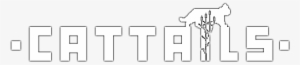 Logo Small White With Outline - Cattails Game Logo - 1548x400 PNG ...