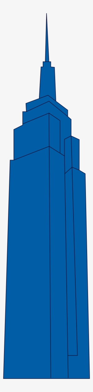 Open - Empire State Building Vector Svg - 2000x6668 PNG Download - PNGkit
