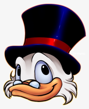 Scrooge's Face - Scrooge Mcduck Head Png - 449x520 PNG Download - PNGkit