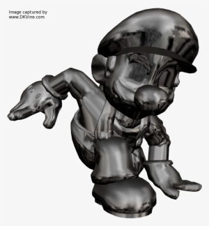 Metal Mario 1/4 By Nibroc-rock On Clipart Library - Cake Topper Mario ...