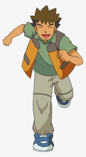 Brock Pokemon Png - Brock The Trainer - 596x1080 PNG Download - PNGkit
