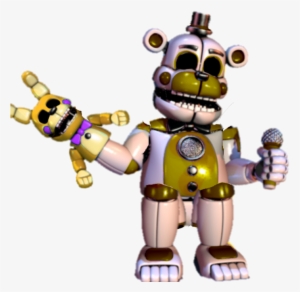 Funtime Golden Freddy By Fnaflocation1987 On Deviantart - 815x980 PNG ...