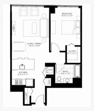 Apt-37 - Floor Plan - 1750x1742 PNG Download - PNGkit
