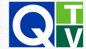 Q-tv Logo With Delta College Name In White - Q Name - 3231x1833 PNG ...
