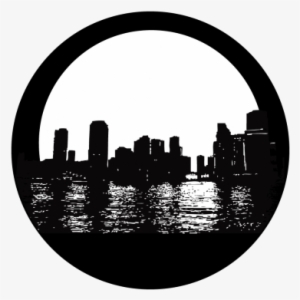 Moon Over Miami Gobo - Silhouette - 400x400 PNG Download - PNGkit