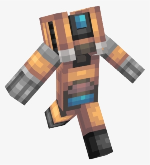 Claptrap - Claptrap Minecraft Skin - 464x510 PNG Download - PNGkit
