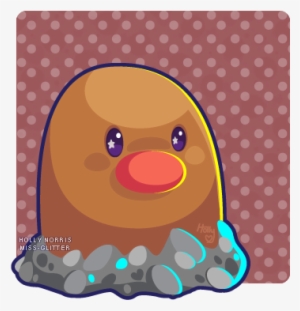 050 Diglett - Cartoon - 363x376 PNG Download - PNGkit