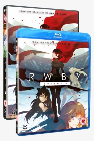 Volume - Rwby: Volume 3 (blu-ray/dvd) - 530x795 PNG Download - PNGkit