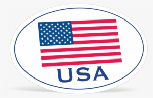 Oval American Flag Decals - American Flag - 600x600 PNG Download - PNGkit