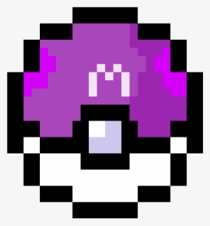 Master Ball - Pokemon Ball 8 Bit - 1184x1184 PNG Download - PNGkit