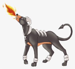 Houndoom Anime1 - Pokemon Houndoom - 692x764 PNG Download - PNGkit
