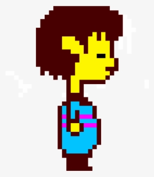 Undertale Frisk Sprite - Undertale Frisk Pixel Art - 640x960 PNG ...