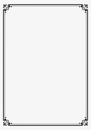 Standard Paper Size Picture Frames Thumbnail Angle - Border Designs ...