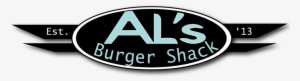 Al's Burger Shack Logo Final Black W Shadow - 1000x286 PNG Download ...