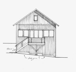 Barn Drawing Shack - Royer Architects - 1000x1010 PNG Download - PNGkit