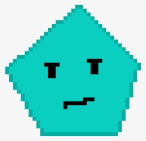 Pentagon - Pixel Strawberry - 590x560 PNG Download - PNGkit