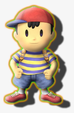 Ness - Super Smash Bros Brawl Ness - 350x435 PNG Download - PNGkit