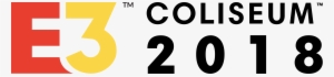 E3 Logo Png - E3 Coliseum 2018 - 3174x746 PNG Download - PNGkit