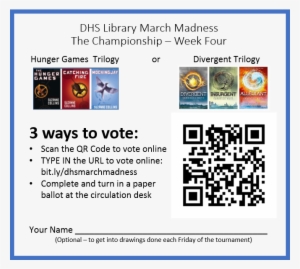This Year's Library March Madness Book Tournament Was - March Madness ...