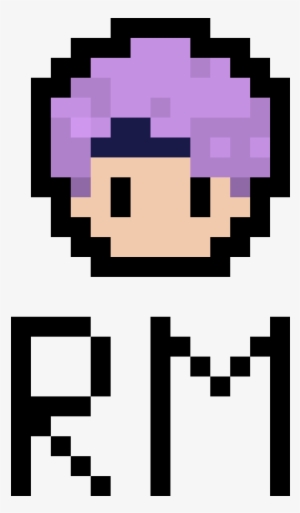 Not Today's Rap Monster - Pixel Art Rap Monster - 660x740 PNG Download ...