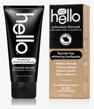 Hello Charcoal Toothpaste - 429x499 PNG Download - PNGkit