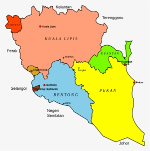 Svg Freeuse Download Clipart Map - Map Of Pahang - 2390x2400 PNG ...