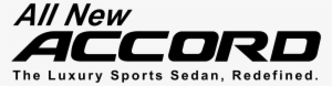 All New Accord 01 Logo Png Transparent - 2019 Honda Accord Coupe ...
