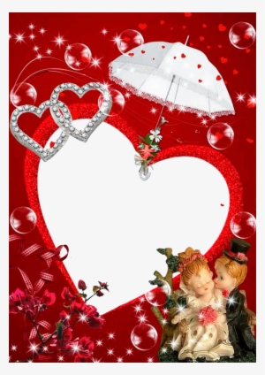Cute Love Frame - Wedding Collage Frames Png - 900x600 PNG Download ...