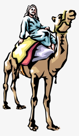 Vector Illustration Of Middle Eastern Beast Of Burden - Syria Lebanon ...