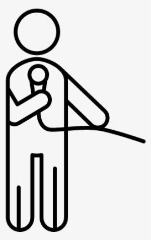Png Singing Black And White Whitepluspngcom - Singer Clipart - 400x395 ...