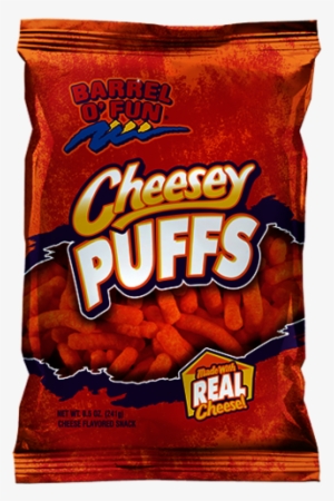 Barrel O Fun Cheesy Puffs Cheese Snacks - Barrel O' Fun Snack Food Co ...