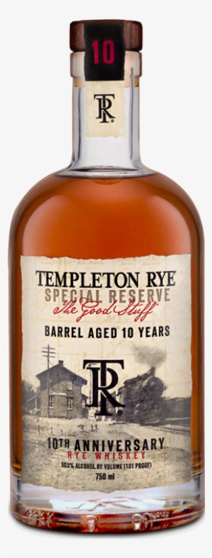 Ten Year Bottle - Templeton Rye 10 Year - 271x720 PNG Download - PNGkit