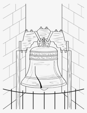 Liberty Bell Coloring Page - Liberty Bell - 600x776 PNG Download - PNGkit