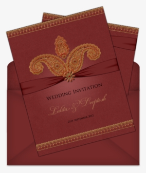Indian Wedding Card Envelope Design Unique Beautifully - Indian Wedding ...