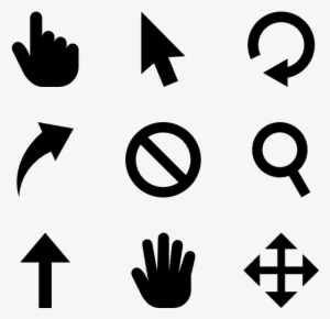 Generic Cursor Fill - Disabled Cursor Icon - 600x564 PNG Download - PNGkit