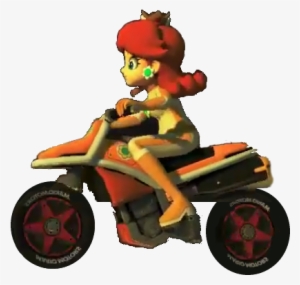 Motorbike - Princess Daisy On Bike - 477x427 PNG Download - PNGkit