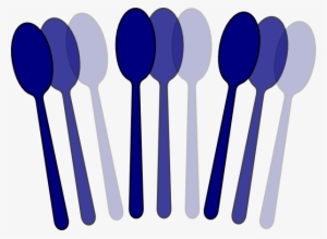 How To Set Use Blue Spoons Svg Vector - 600x441 PNG Download - PNGkit
