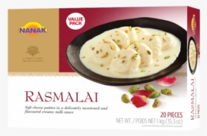 Rasmalai Family Pack Nanak Sweets - Nanak Rasmalai - 400x400 PNG ...