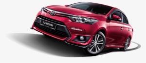 Toyota Vios - Kereta Vios Baru Merah - 811x355 PNG Download - PNGkit