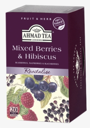 Mixed Berries & Hibiscus 20ct - Ahmad Tea, Mixed Berries - 20 Tea Bags ...