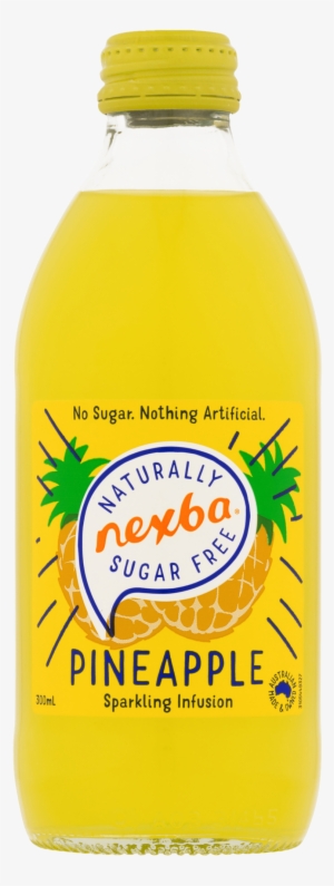 Nexba Naturally Sugar Free Pineapple Soft Drink - 827x1999 PNG Download ...