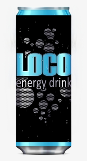 Blue Can Cool - Loco Energy Drink Logo - 276x511 PNG Download - PNGkit