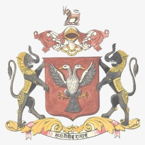 Coat Of Arms Mysore Wadiyars - Mysore Wodeyar Emblem - 480x640 PNG ...