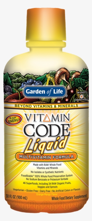 Garden Of Life Vitamin Code - Liquid Multivitamin Formula - 1000x1000 ...